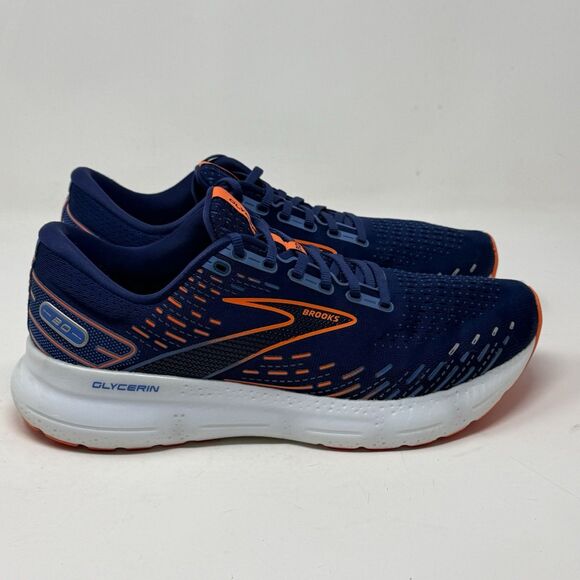 Brooks | Shoes | Brooks Glycerin 2 Sneakers Shoes Mens 1 D Blue Orange ...